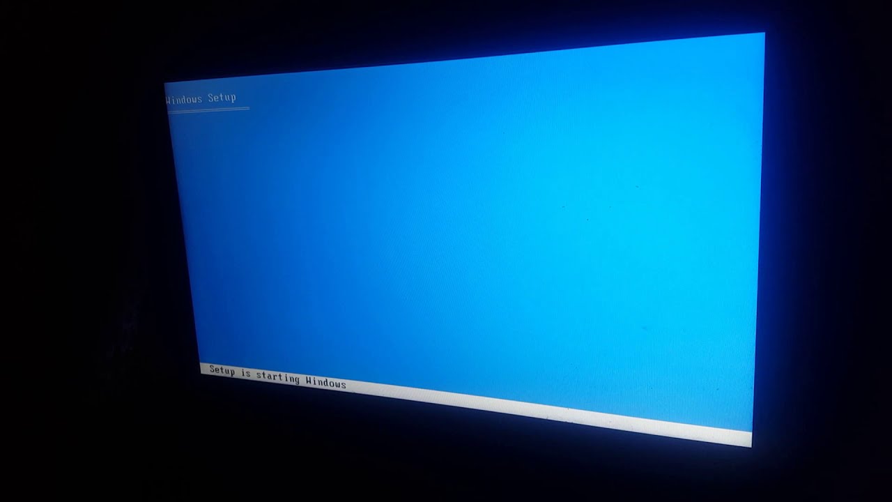 Windows Xp setup goes BSOD - YouTube