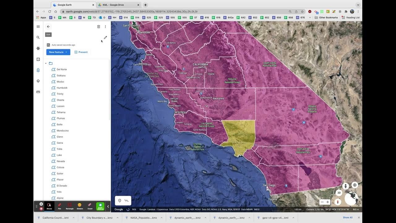 Importing KMZ files Google Earth - YouTube