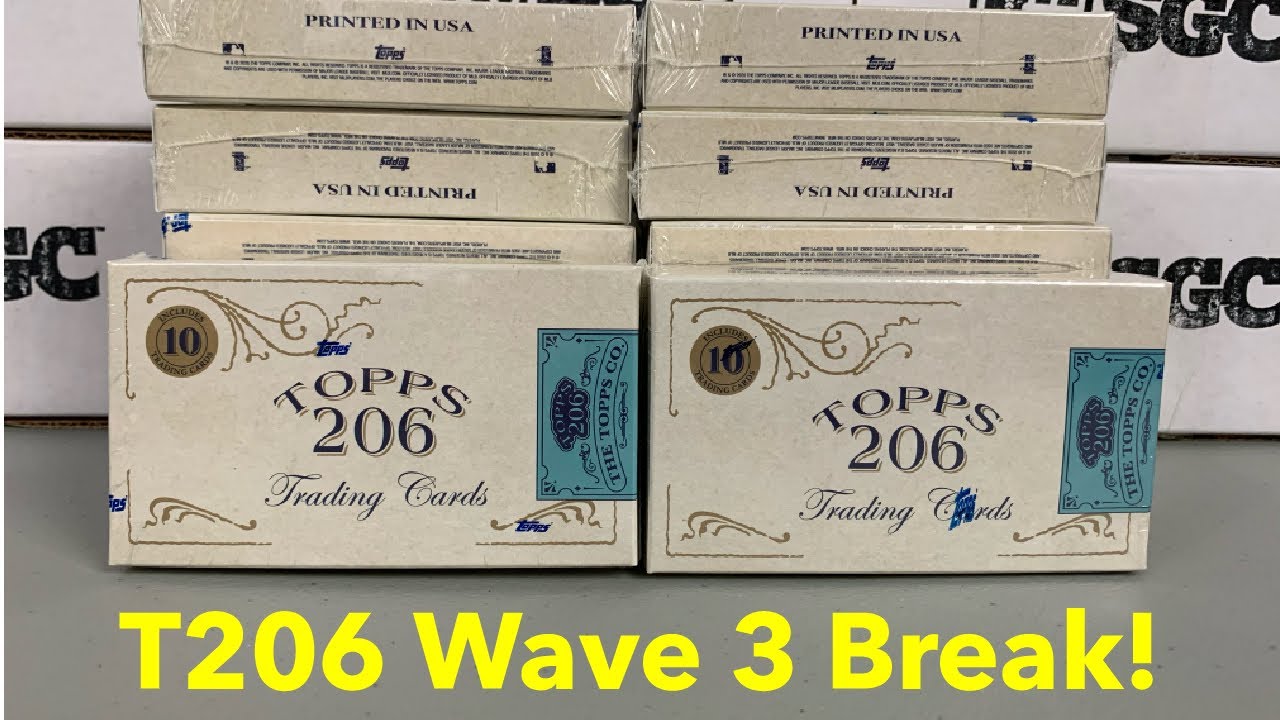 2020 Topps T206 Wave Three - 12 Box Break - YouTube