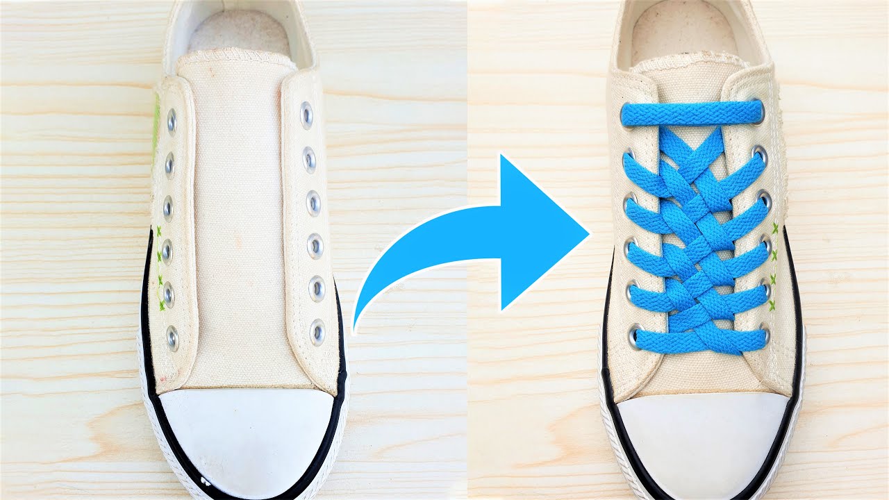 Shoe Strap Design- New Shoelace Fashion- How To Tie Shoelaces- Shoe ...