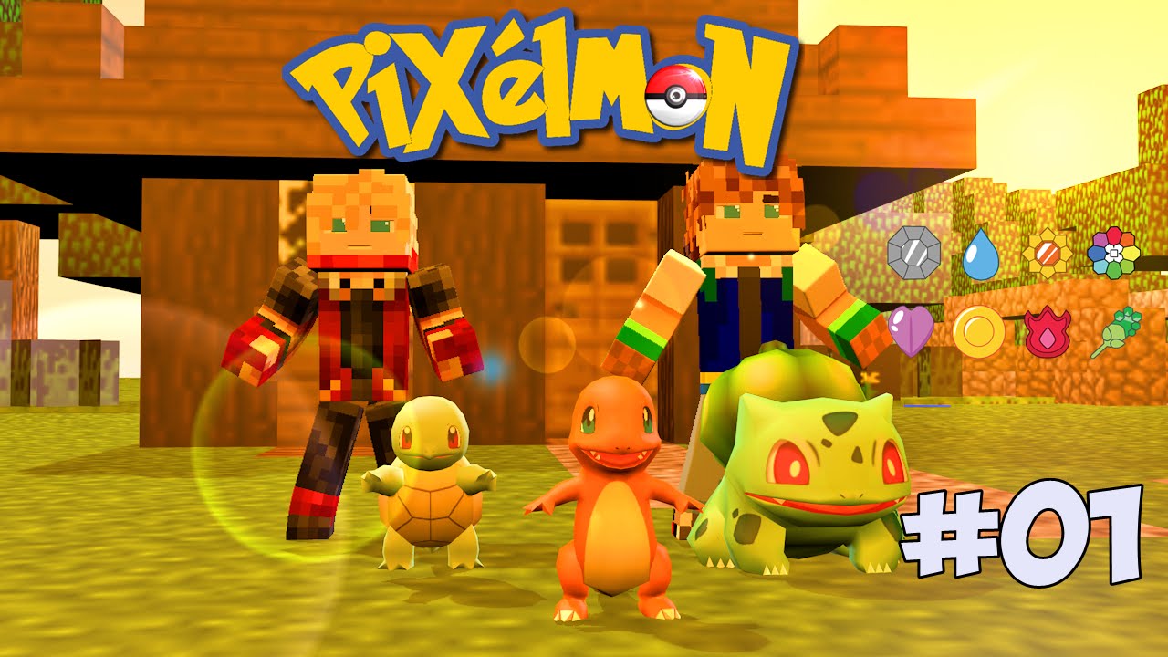 PIXELMON #01: AVENTURA EM KANTO - POKEMON EU ESCOLHO VOCÊ !!! - YouTube