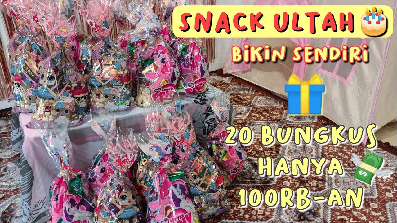 MURAH MERIAH!!! BINGKISAN SNACK ULANG TAHUN ANAK 20 PCS HANYA 100RB-AN ...