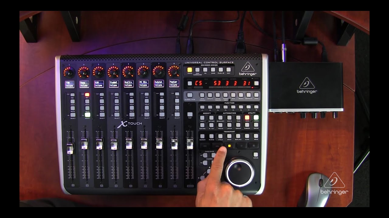 X-TOUCH How To: Using the Transport Utilities with Logic - YouTube