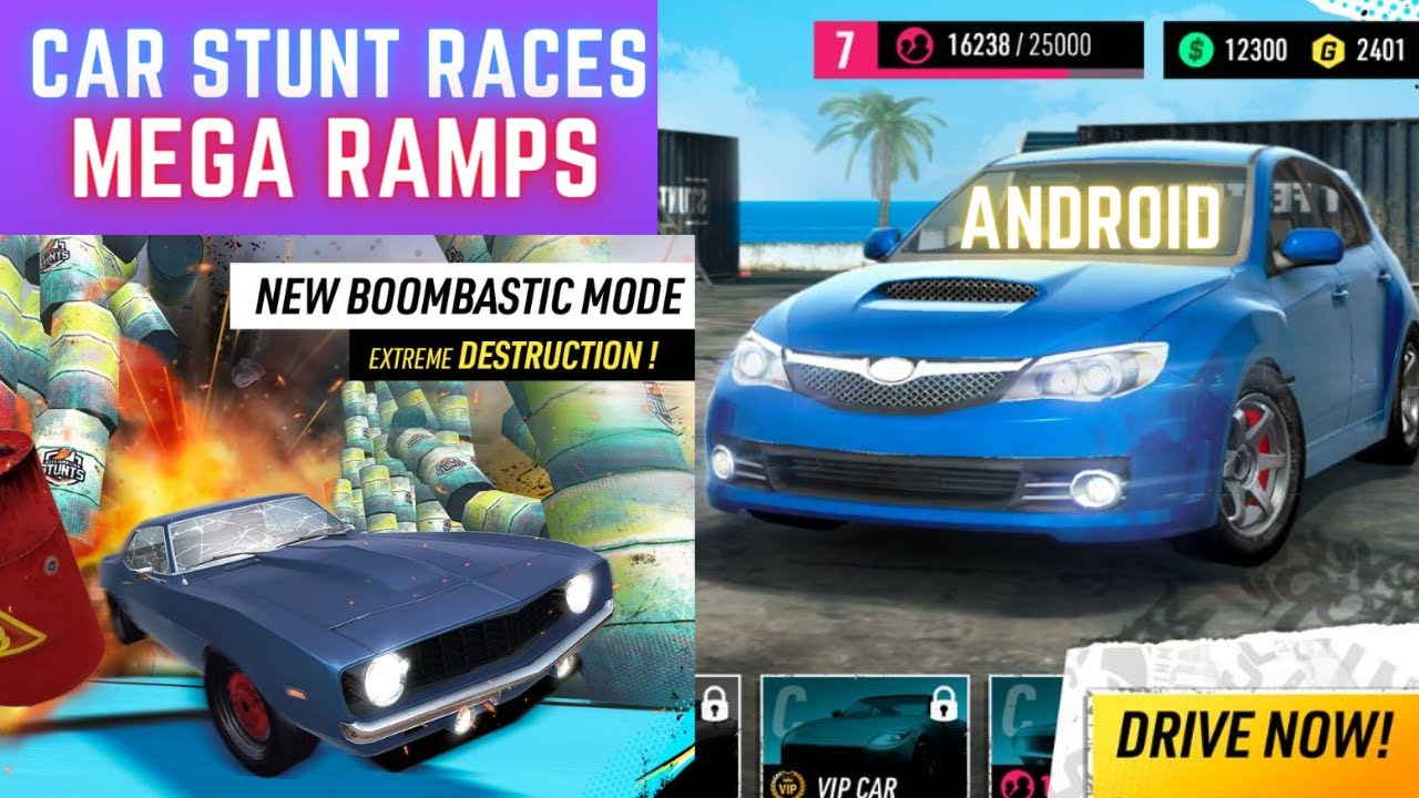 Car Stunt Races: Mega Ramps is a car stunt simulator game play. best ...