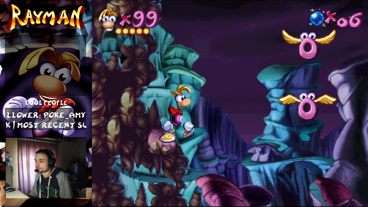 VOD: Rayman 1 (PS1) - Blind Playthrough (5/5) - YouTube