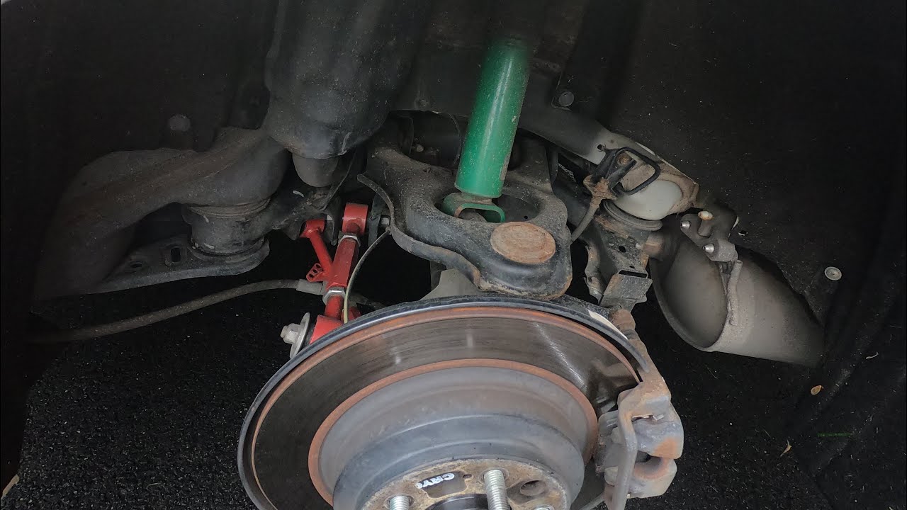 Acura TL SHAWD Rear Camber Kit Install - YouTube