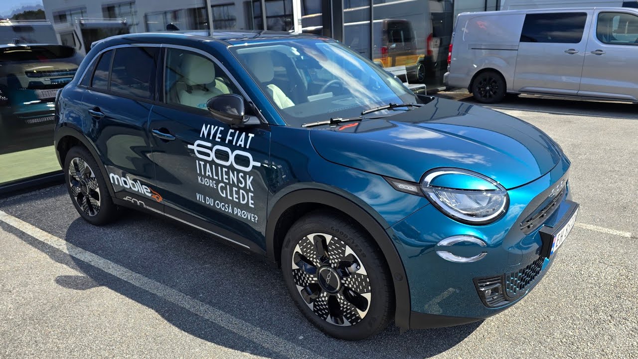 New Fiat 600 e Electric Car | Visual Review - YouTube
