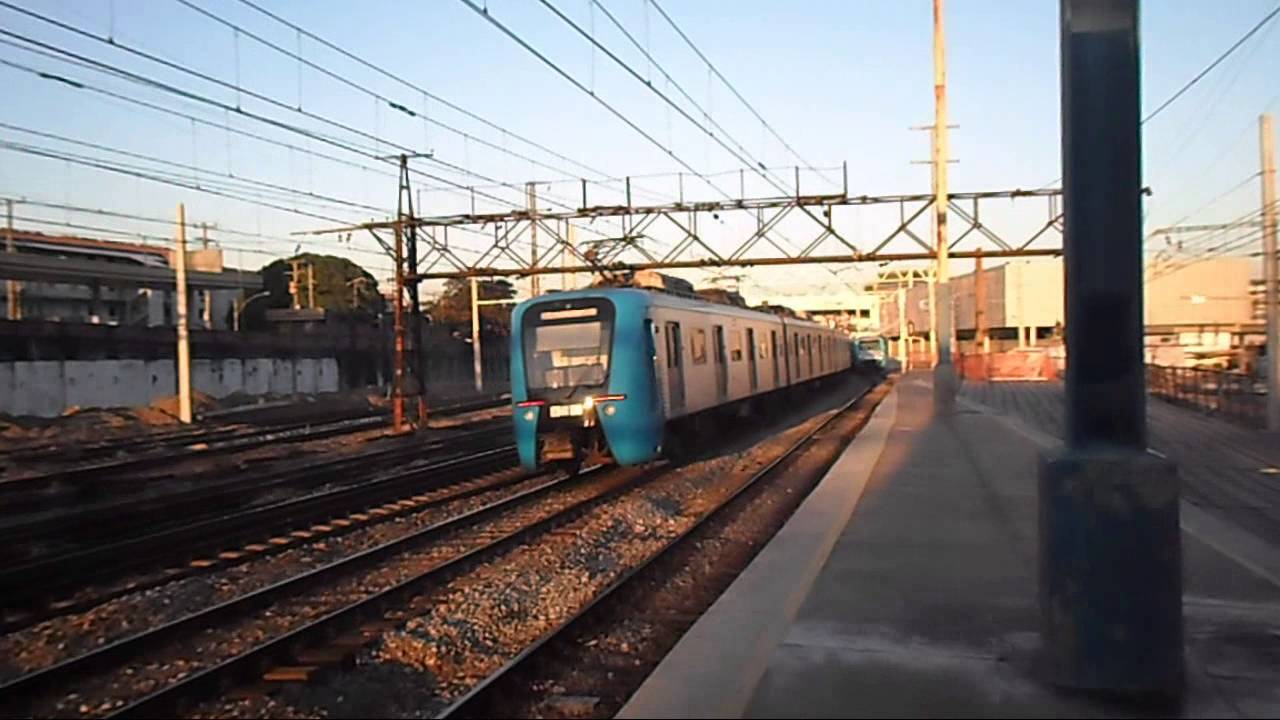Alstom 4000 SuperVia (4013/4014) Partindo da Estação mangueira. - YouTube