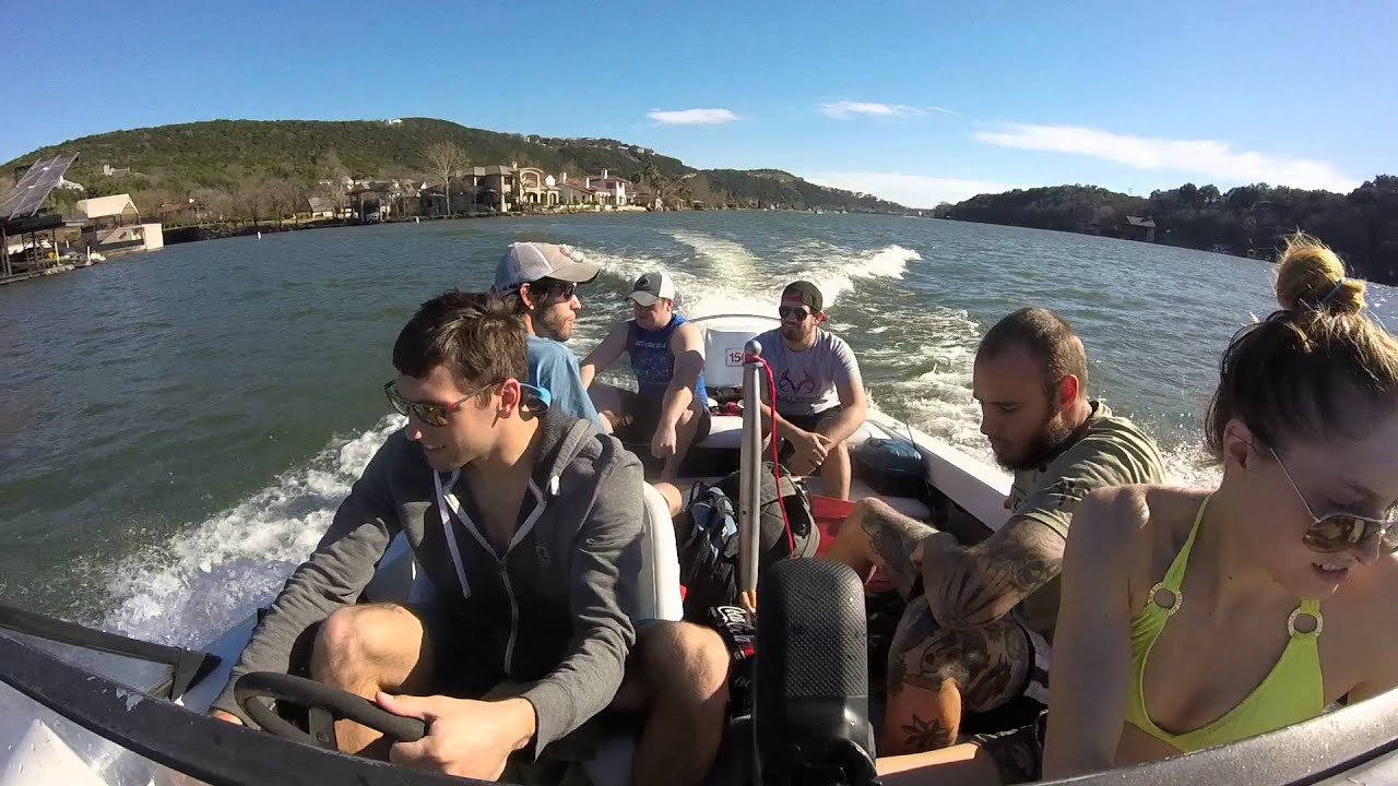 Boating lake austin! - YouTube