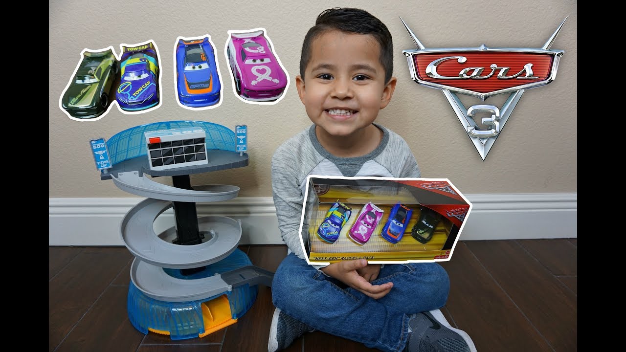 CARS 3 NEXT GEN RACERS 4-PACK, J.D. McPillar, FLIP DOVER,STEVE La PAGE ...
