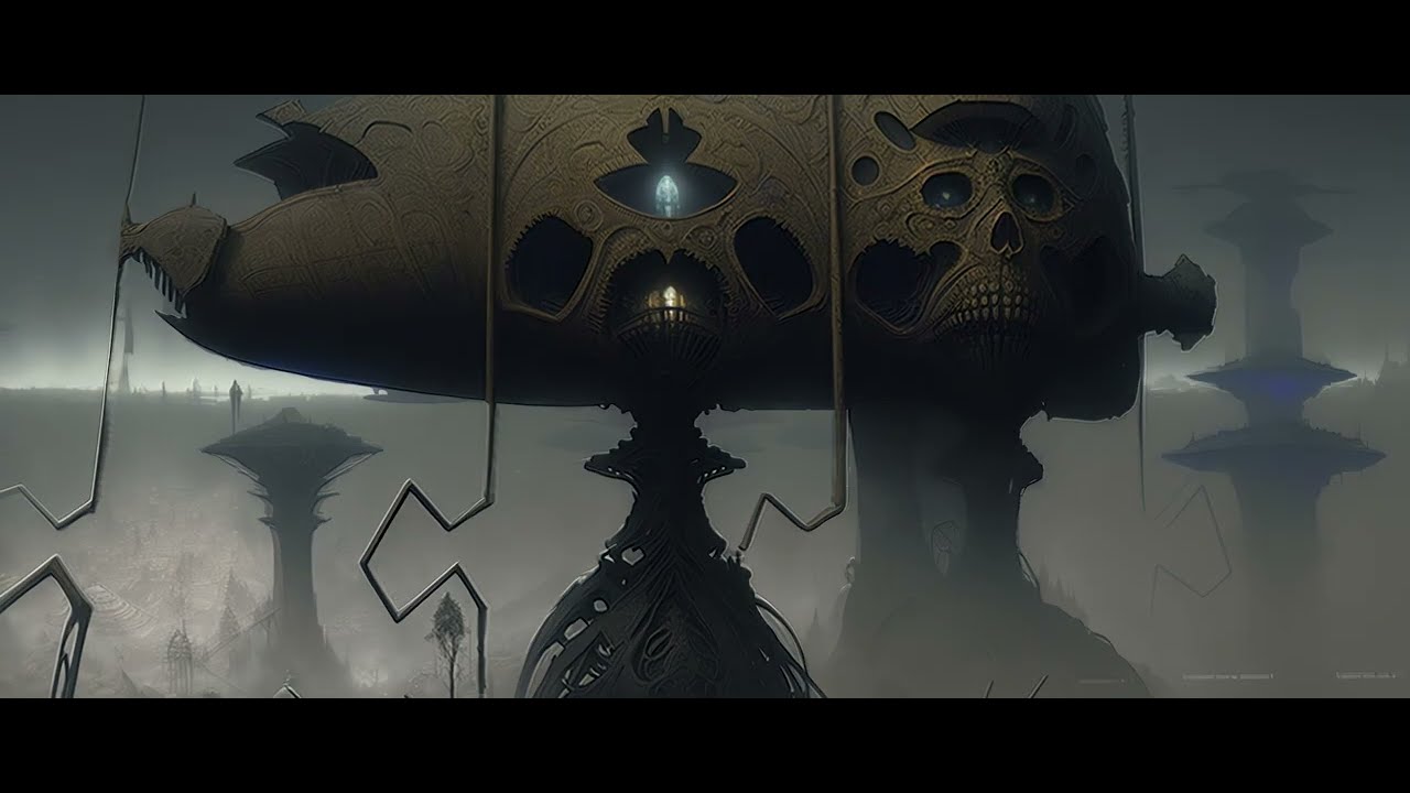 Introverts Dreamscape - H R Giger Themed Ethereal Faces with Sci Fi ...