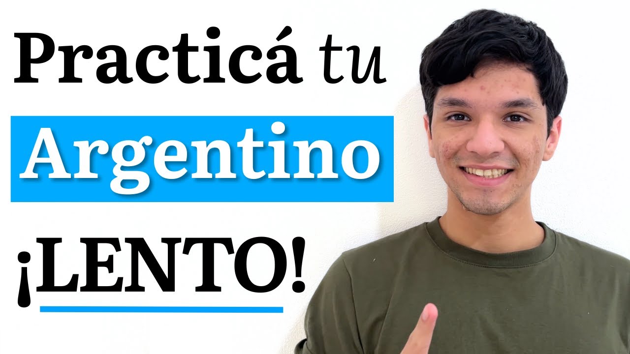 Slow Argentinian Spanish! Listening for beginners! - YouTube