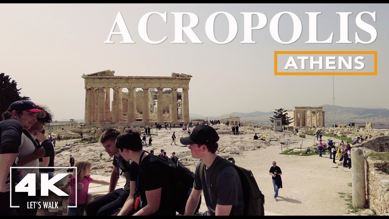 Acropolis of Athens Post Covid Virtual Walk2022 | 4K Greece Walking ...