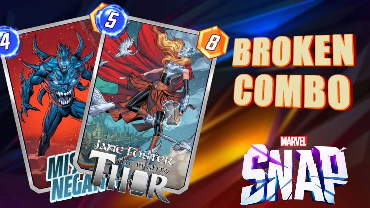 0 ENERGY CARDS - JUST BROKEN | Jane Foster & Mister Negative Marvel ...