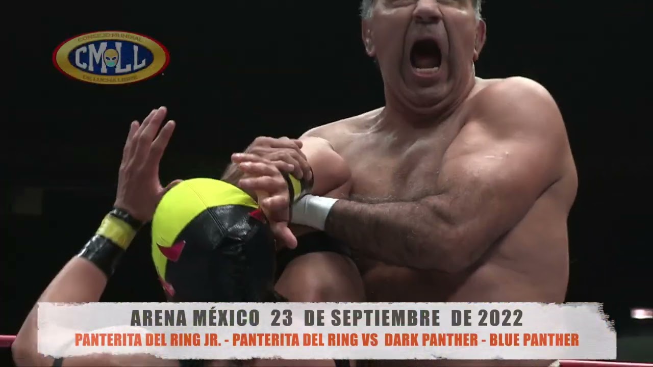 CMLL-PANTERITA DEL RING JR-PANTERITRA DEL RING VS DARK PANTHER -BLUE ...