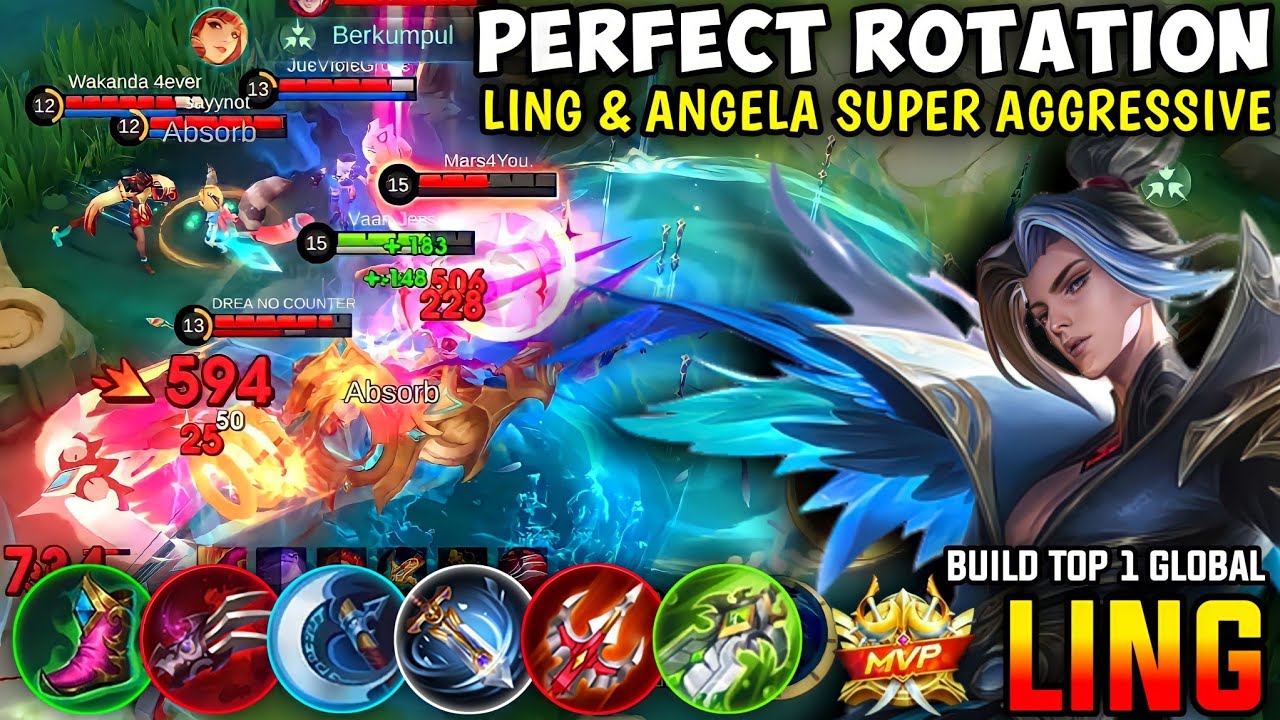 PERFECT ROTATION || LING + ANGELA SUPER AGGRESSIVE & ON POIN GAMEPLAY ...