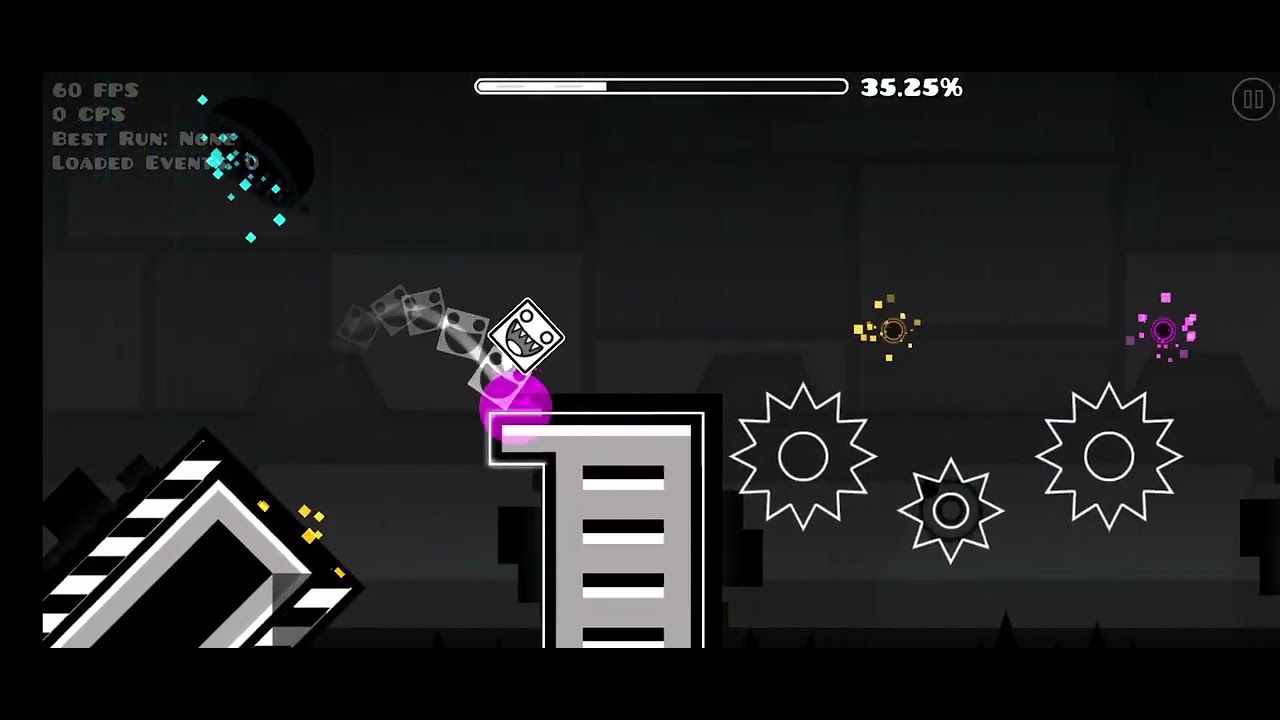 Lostlocked a scary level in geometry dash... - YouTube