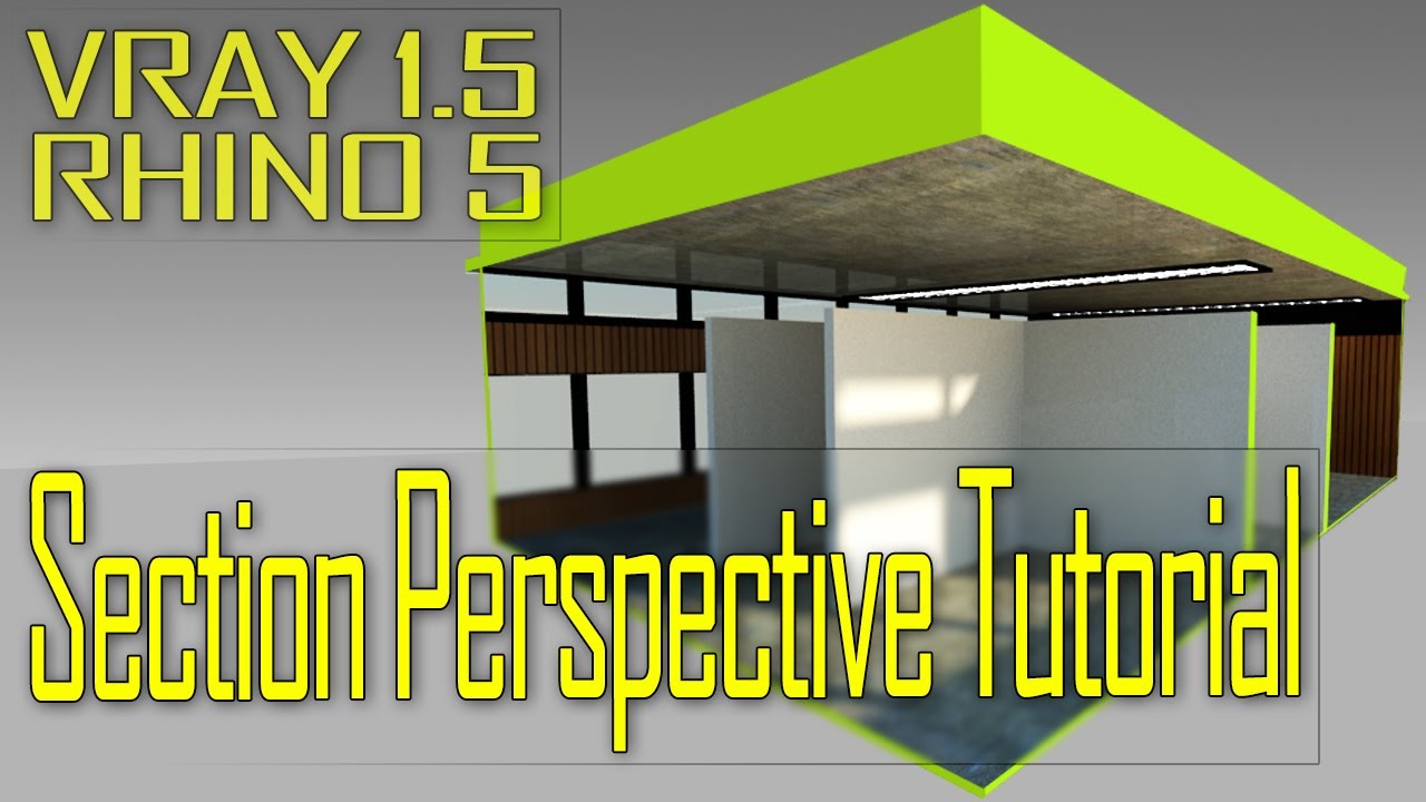 [TUTORIAL] Realistic Section Perspective Render - YouTube