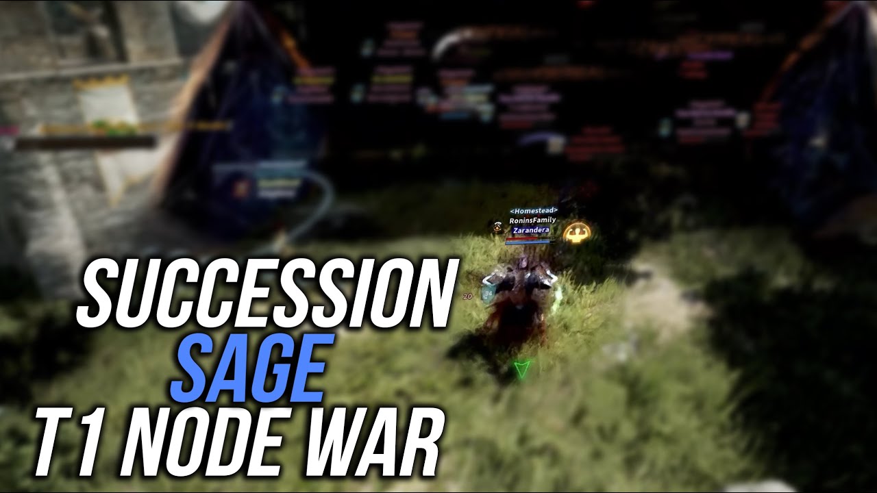 Succession SAGE T1 Node War 40 KILL | Black Desert - YouTube