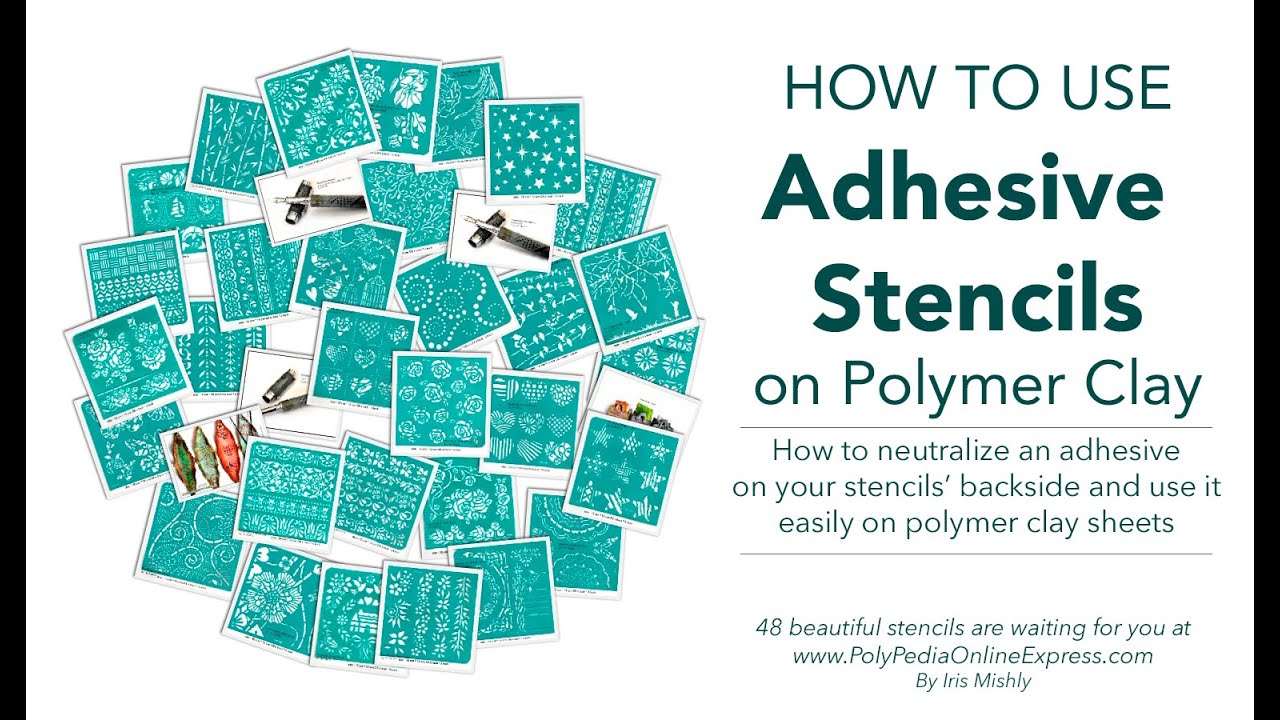 How To Use Adhesive Stencils On Polymer Clay Tutorial YouTube how-to-use-adhesive-stencils-on-polymer-clay-tutorial-youtube