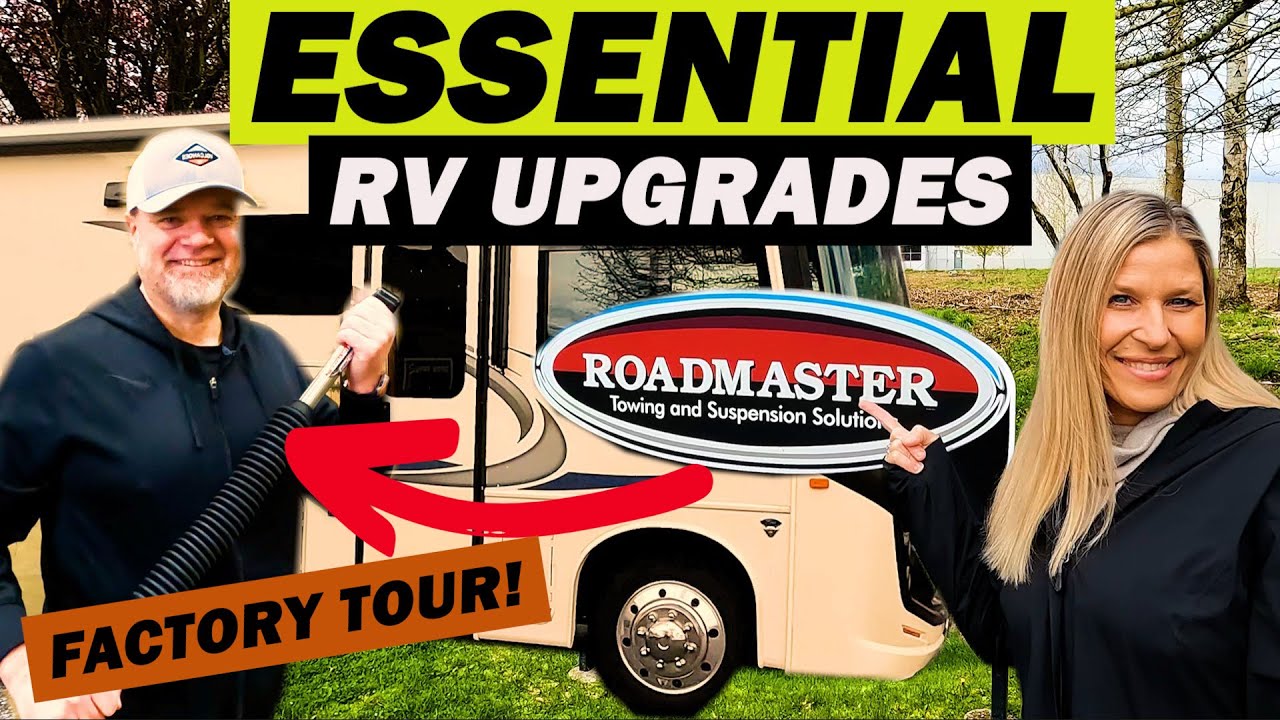 ESSENTIAL RV UPGRADE! | Roadmaster Factory Tour | Steering Stabilizer ...