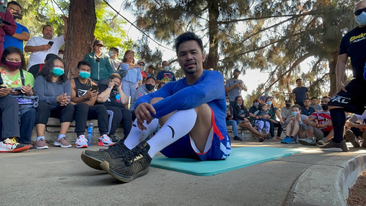 Day 5 Manny Pacquiao Sit up after run - YouTube