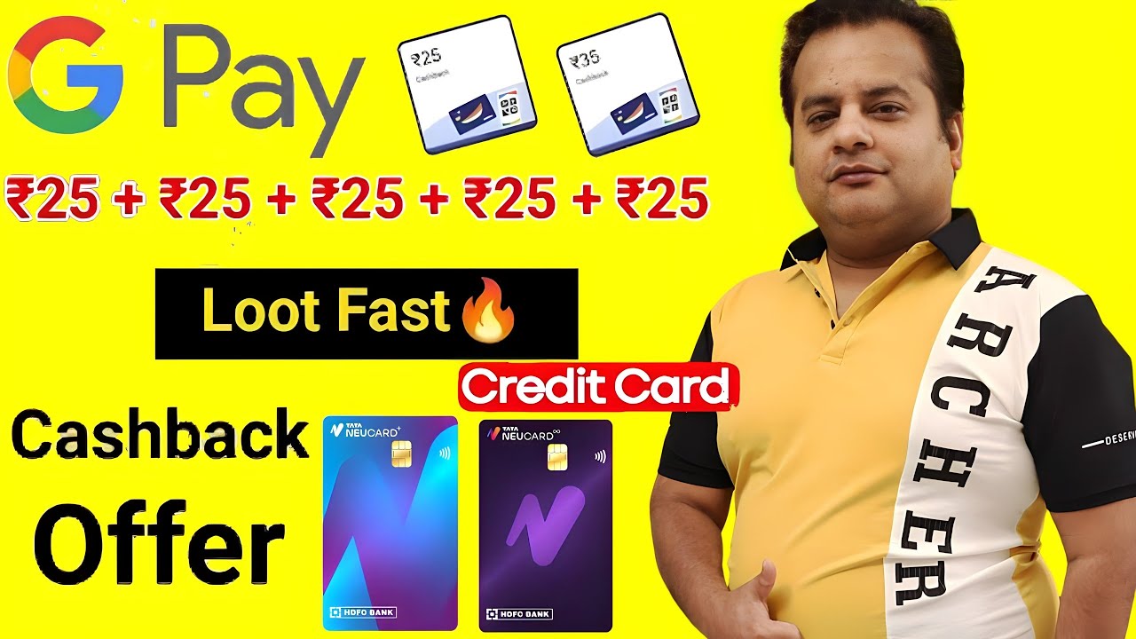 Google Pay Flat 125 Cashback Loot Offer 🤑 Gpay Credit Card New Offer ...