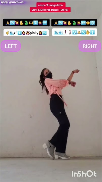 [SLOW & MIRRORED] aespa 'Armageddon' dance tutorial #aespa #Armageddon #tutorial#kpop #shorts ...