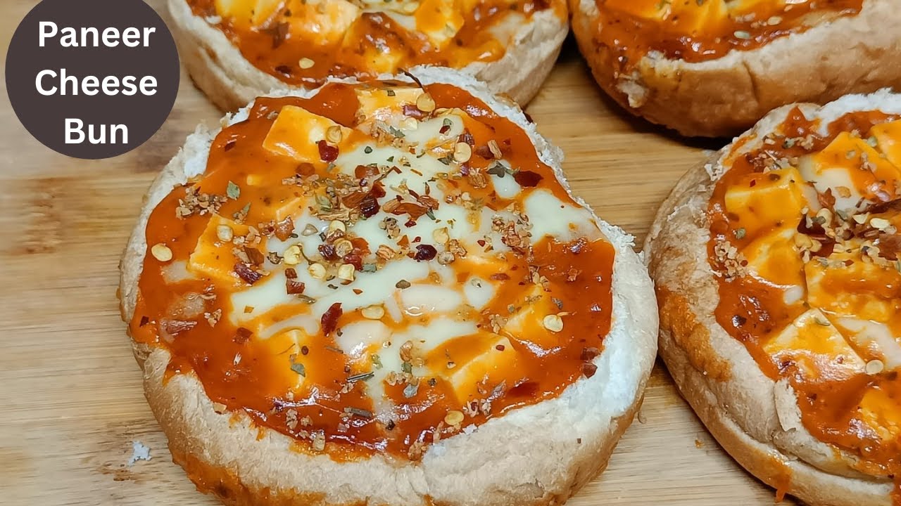 Paneer cheese bun - Paneer Cheese bun Recipe |Cheesy Paneer Bun recipe ...