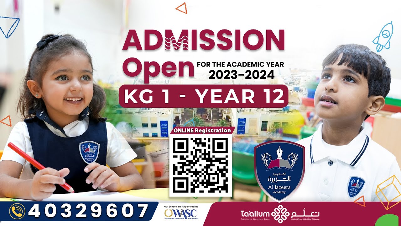 Admission open 2023/2024 | Al-Jazeera Academy - YouTube
