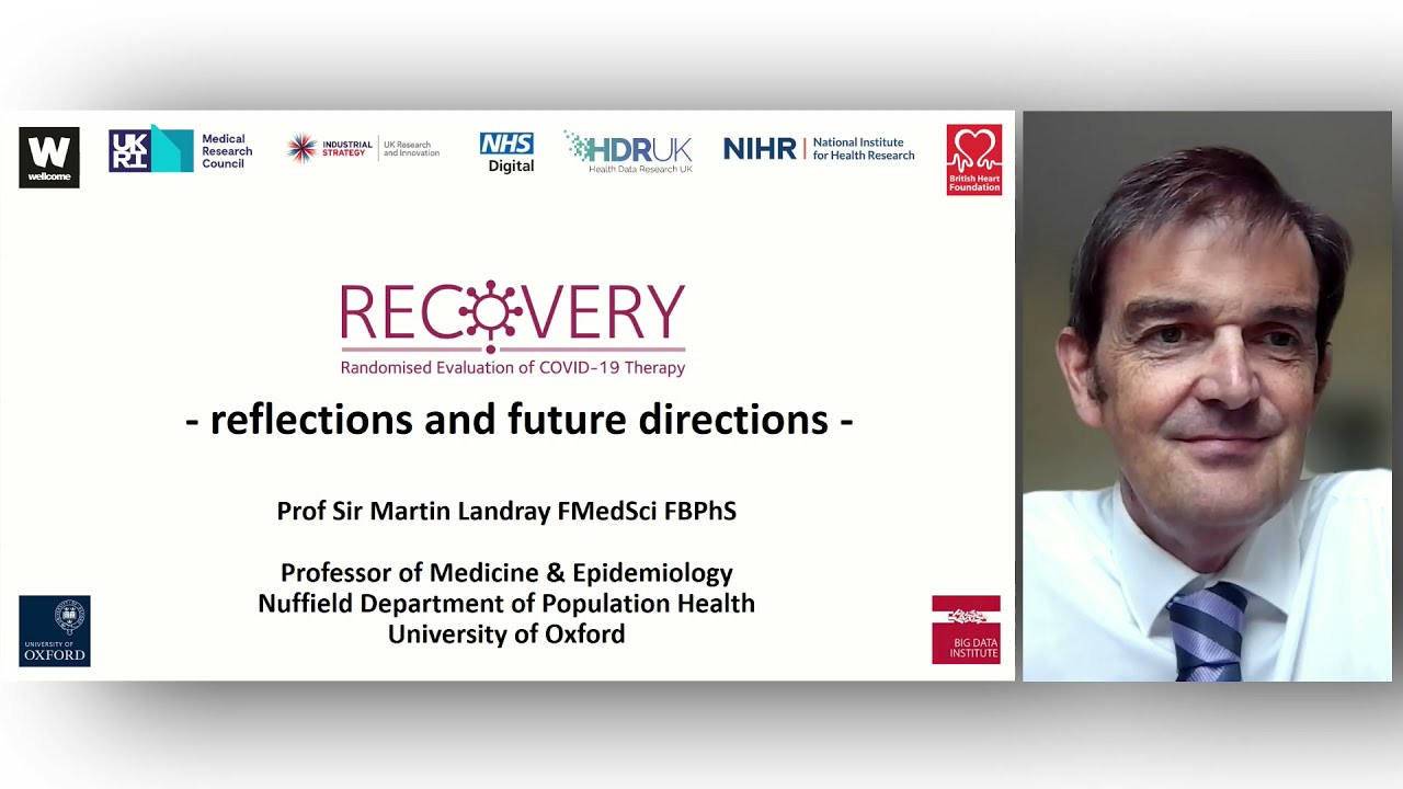 'RECOVERY – reflections and future directions' by Professor Sir Martin ...