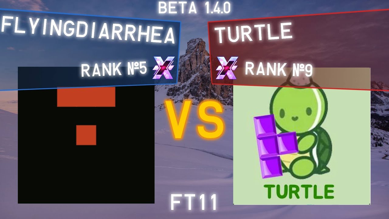 TETR.IO - Flyingdiarrhea (Rank #5) vs. Turtle (Rank #9) - TETR.IO High ...