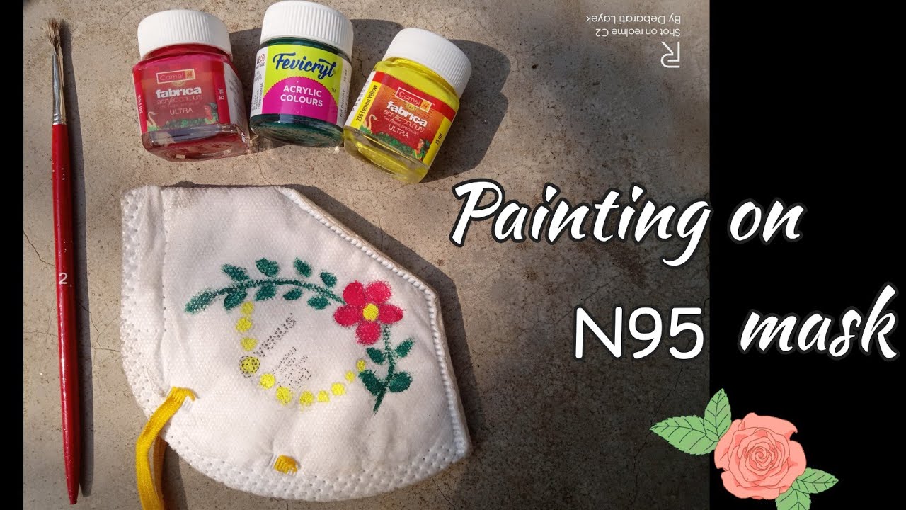 Painting On N95 Mask || Srijani The Creative Girl || Mask Painting ...