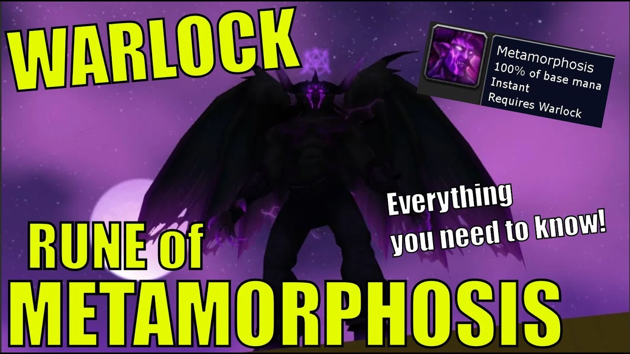 Warlock RUNE of METAMORPHOSIS Guide ALL RACES & PHASES Season of ...