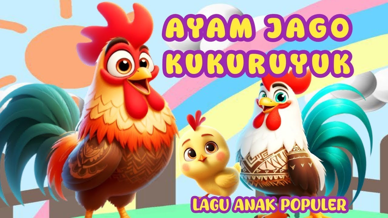 AYAM JAGO KUKURUYUK - LABUBU - TEK KOTEK DAN LAINNYA | LAGU ANAK ...