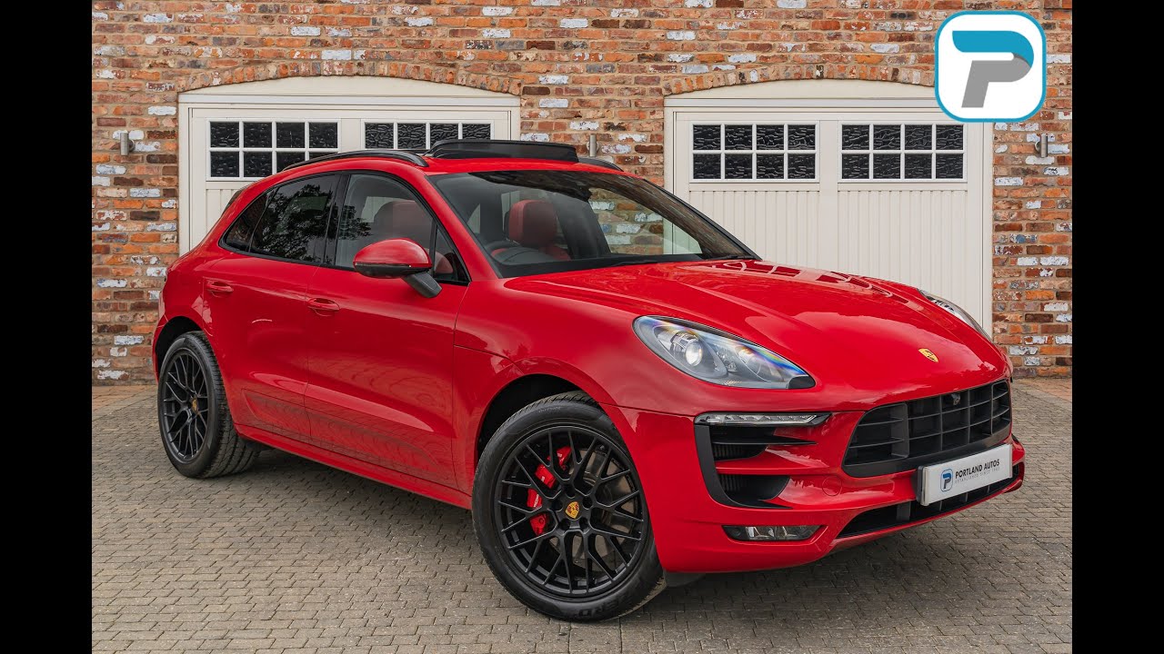 2017/66 PORSCHE MACAN GTS IN CARMINE RED COMPLIMENTED PERFECTLY BY THE ...