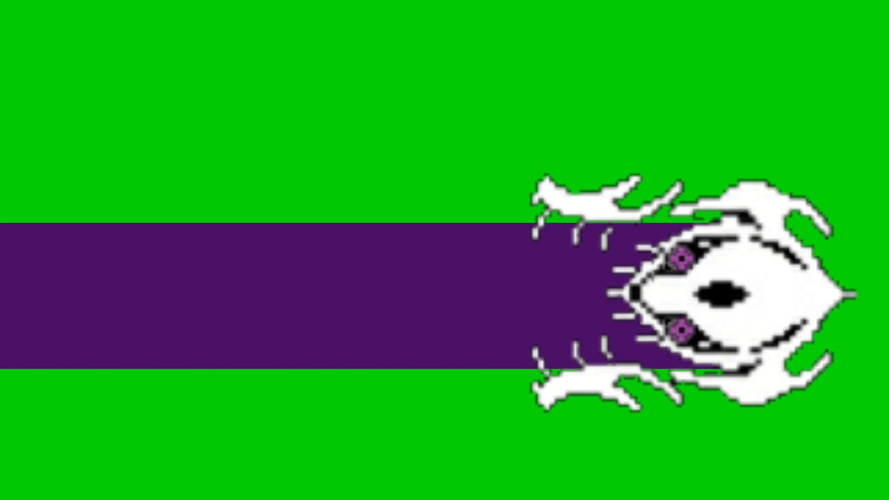 epic sans gaster blaster green screen - YouTube