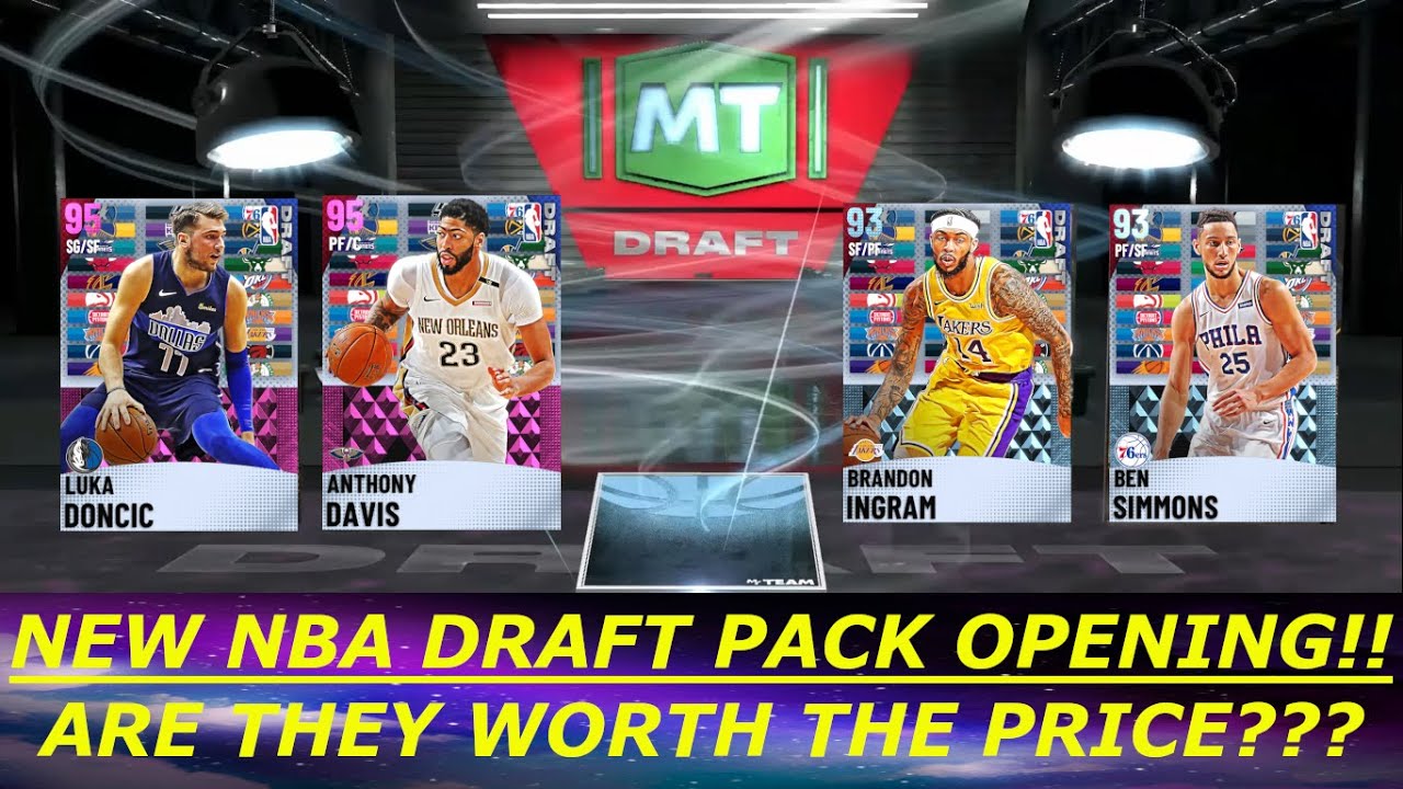 NEW NBA DRAFT PACK OPENING! ARE THESE EXPENSIVE PACKS WORTH OPENING IN ...