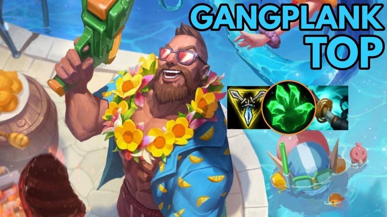Pool Party Gangplank Top-League Of Legends Full Gameplay - YouTube