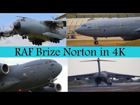 [4K] RAF Brize Norton Spotting | 2020