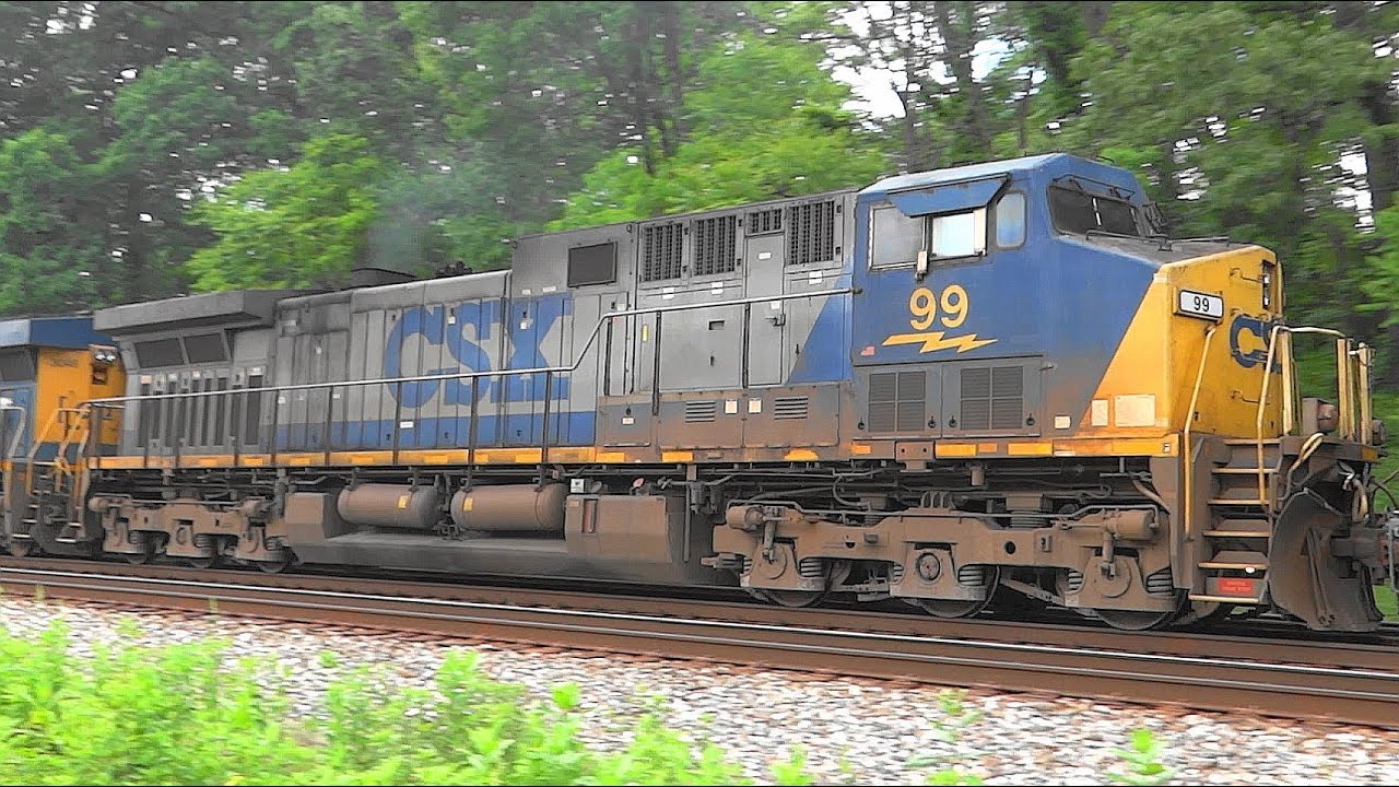 A Few Short Freight Trains In Relay, Maryland - YouTube