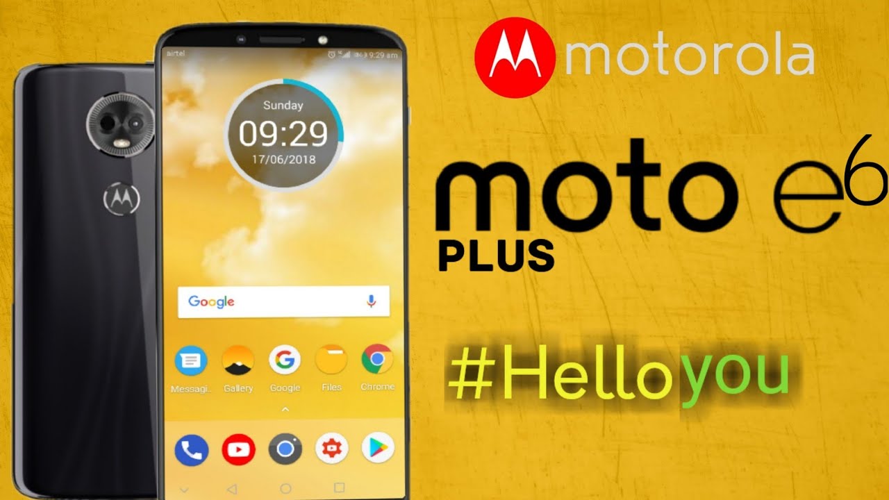 Motorola Moto E6 Plus Concept | Specifications and features - YouTube