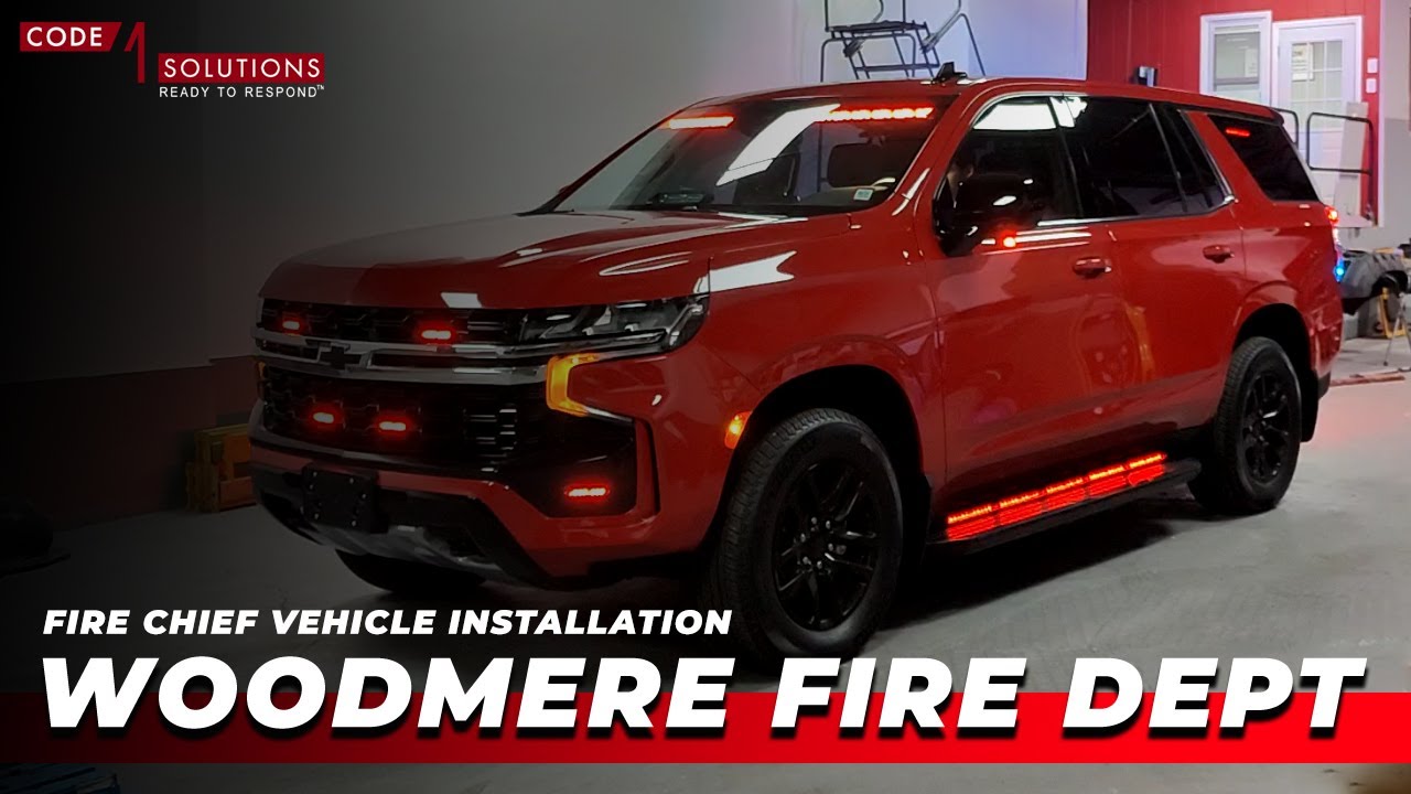 2023 Chevrolet Tahoe PPV- Fire Chief Vehicle Installation - YouTube