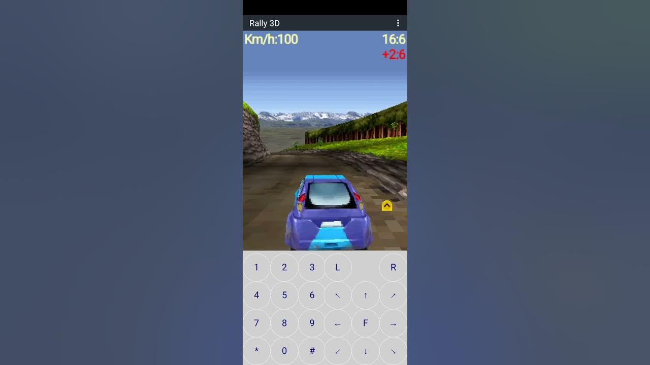 Rally 3d Java game for Android Part 1 - YouTube