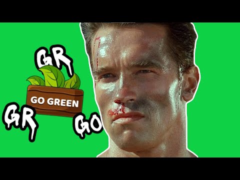Green Screen Arnold Schwarzenegger (Commando) \
