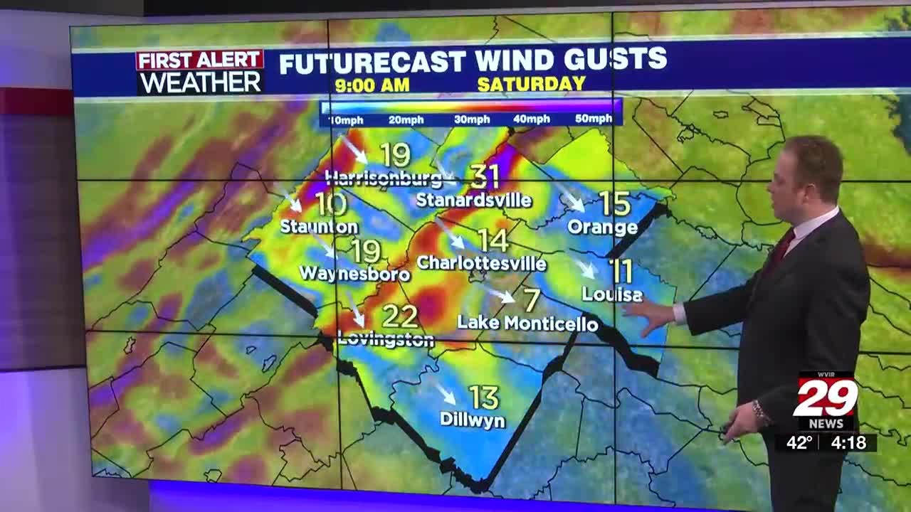 Tracking brisk winds, Allegheny snow, slight warming trend and a cold ...