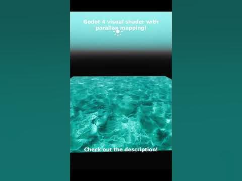 Ice lake parallax mapping #godot - YouTube