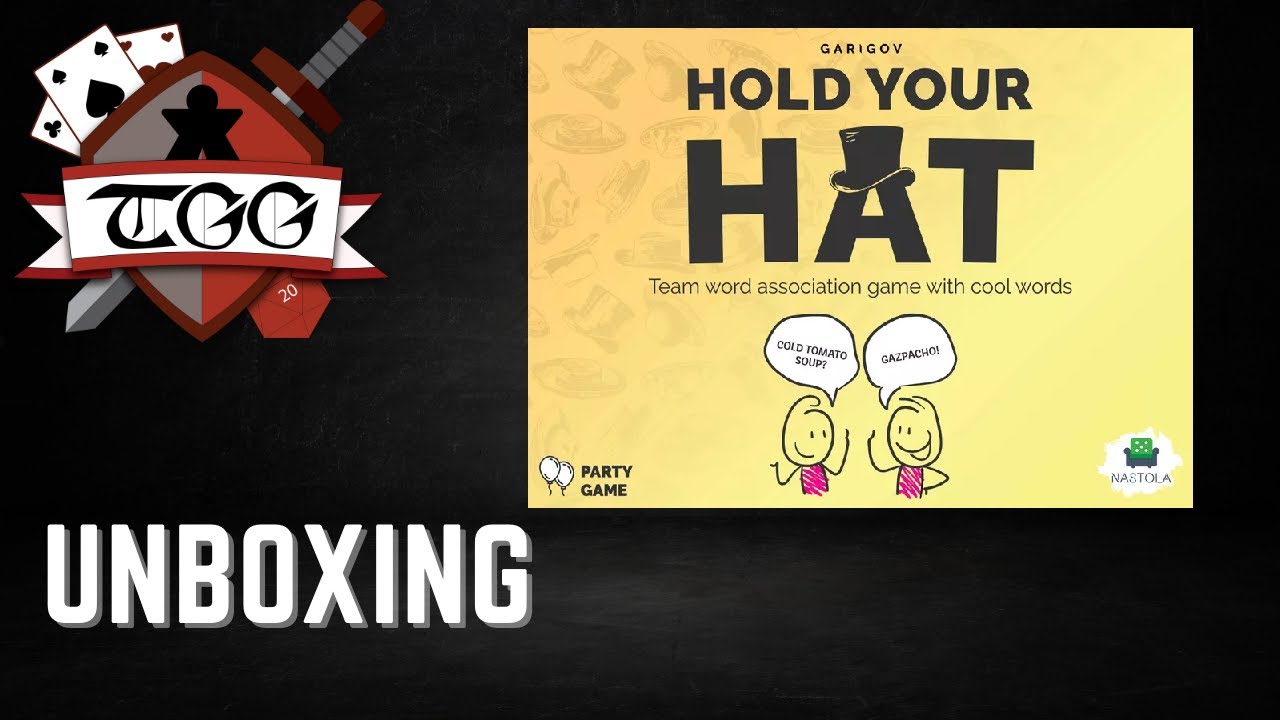 Hold Your Hat Board Game Unboxing - YouTube