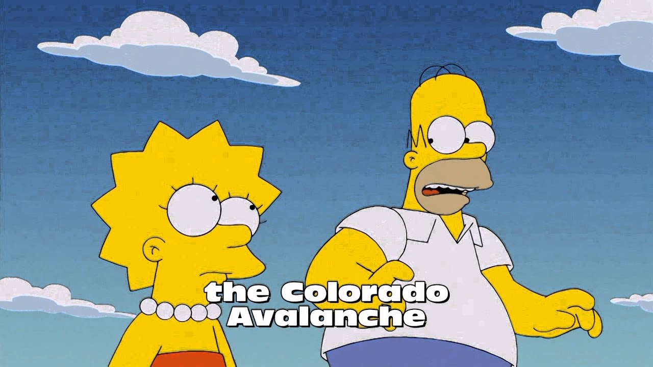 The Simpsons - Quebec Nordiques became the Colorado Avalanche HD - YouTube