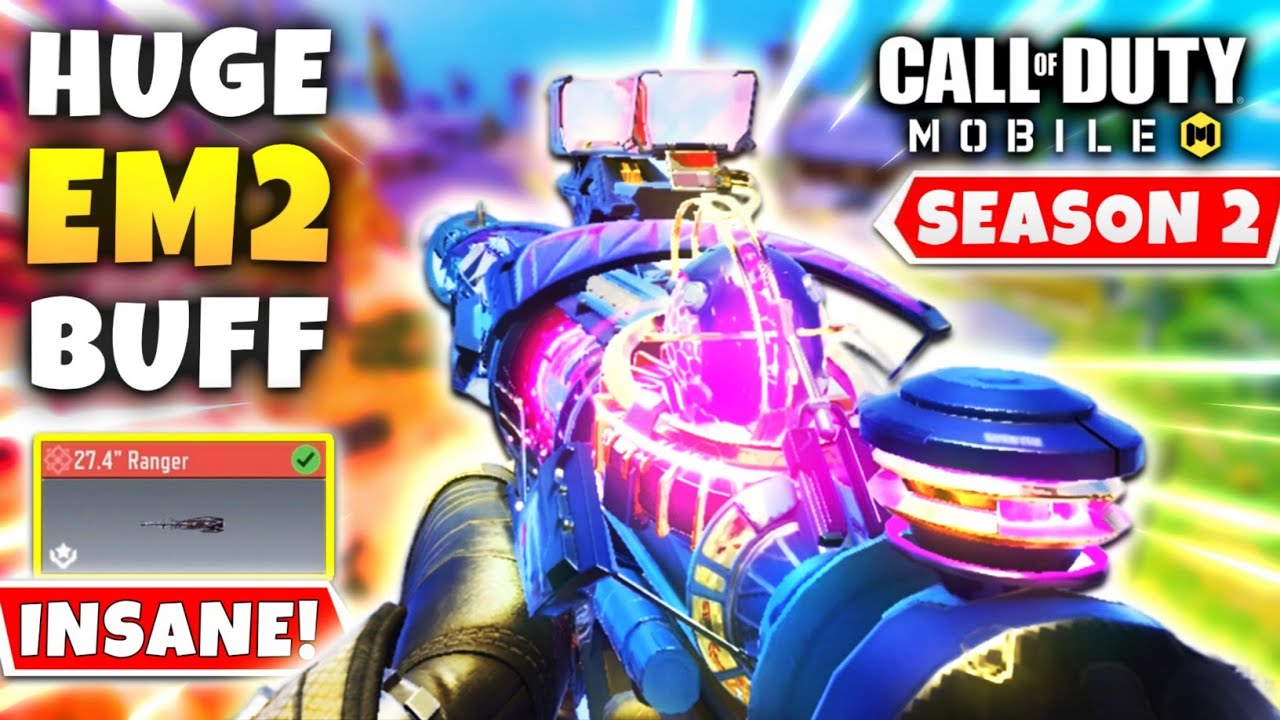 The EM2 Dominates BR After BIGGEST Season 2 BUFF | COD Mobile | BEST ...